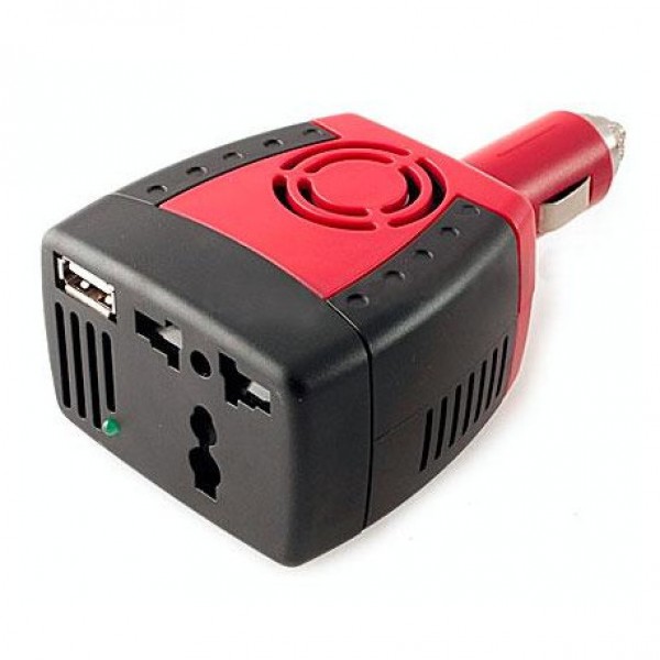 Inversor o Conversor Corriente 12v a 220v Para Auto